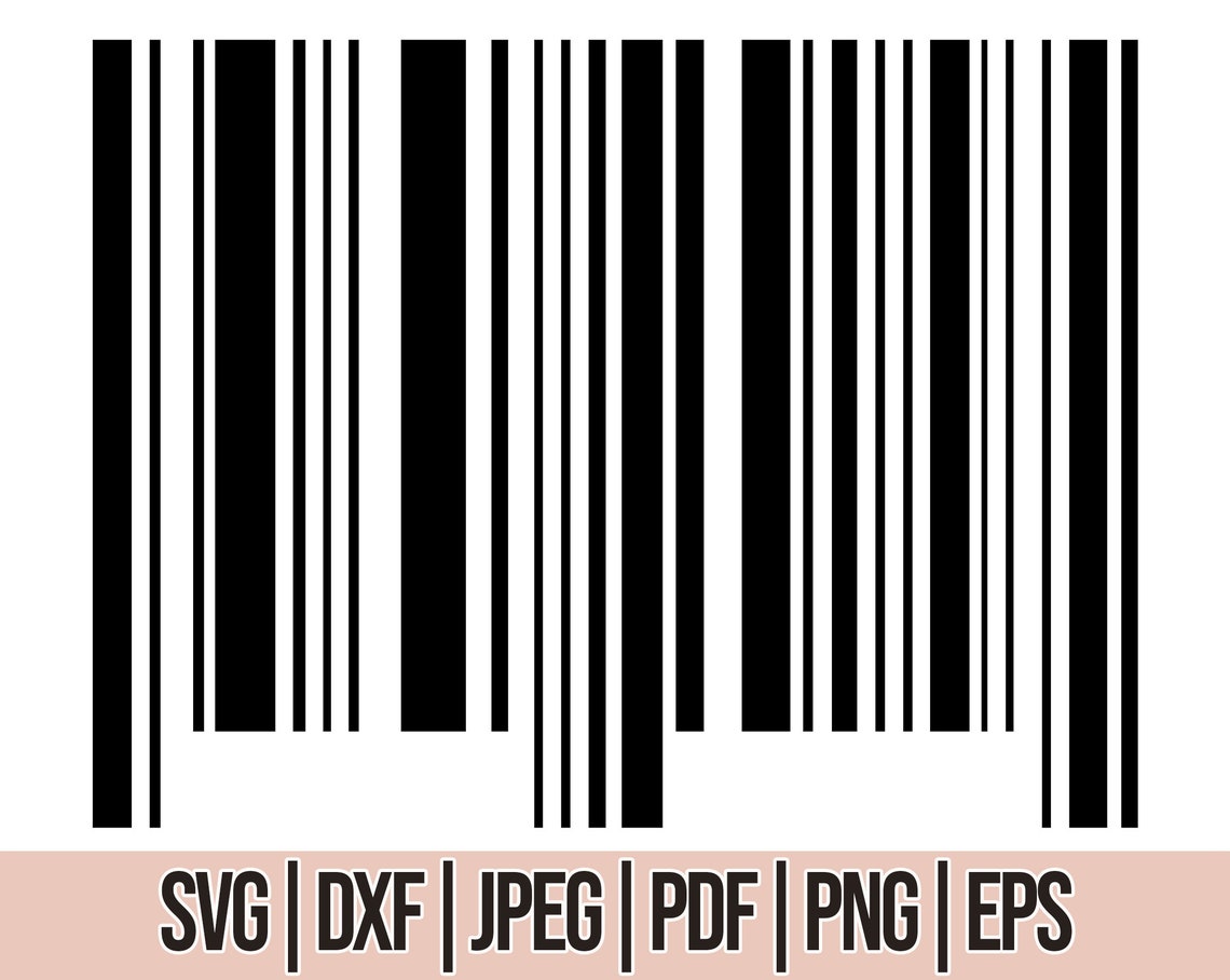 Barcode Svg Bar Code Scan Bar SVG and Png Cut File - Etsy