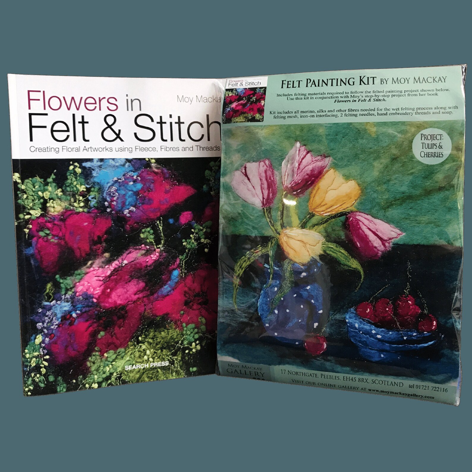 Flowers in Felt & Stitch by Moy Mackay - Softback - Etsy