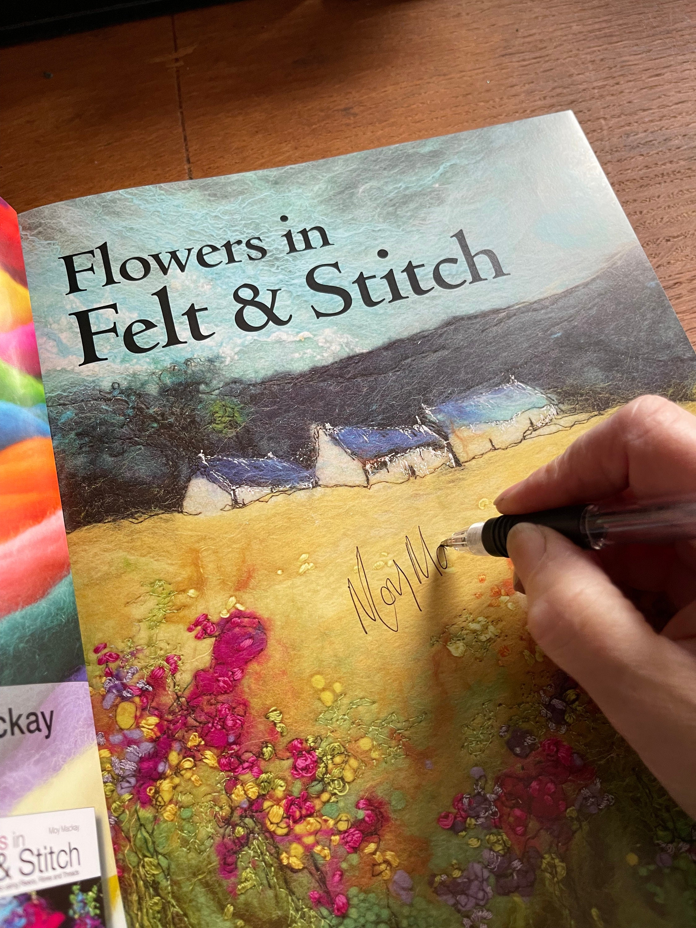 Flowers in Felt & Stitch by Moy Mackay - Softback - Etsy