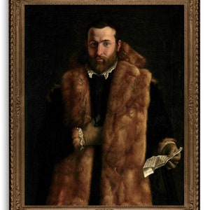 Renaissance Portrait of Handsome Man, Art Print, Italian Renaissance ...