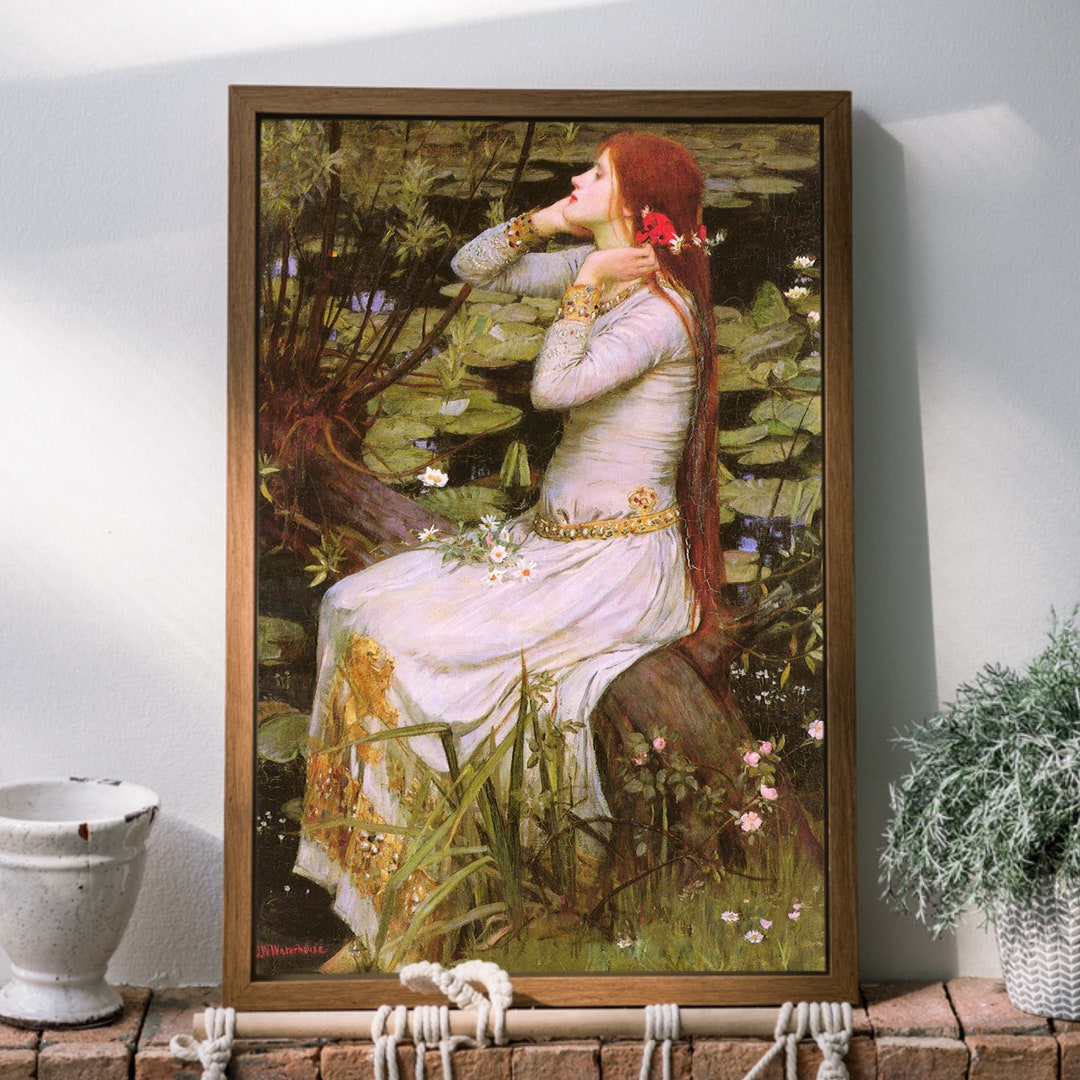 Ophelia Art Print John Waterhouse Pre-raphaelite Art Art - Etsy