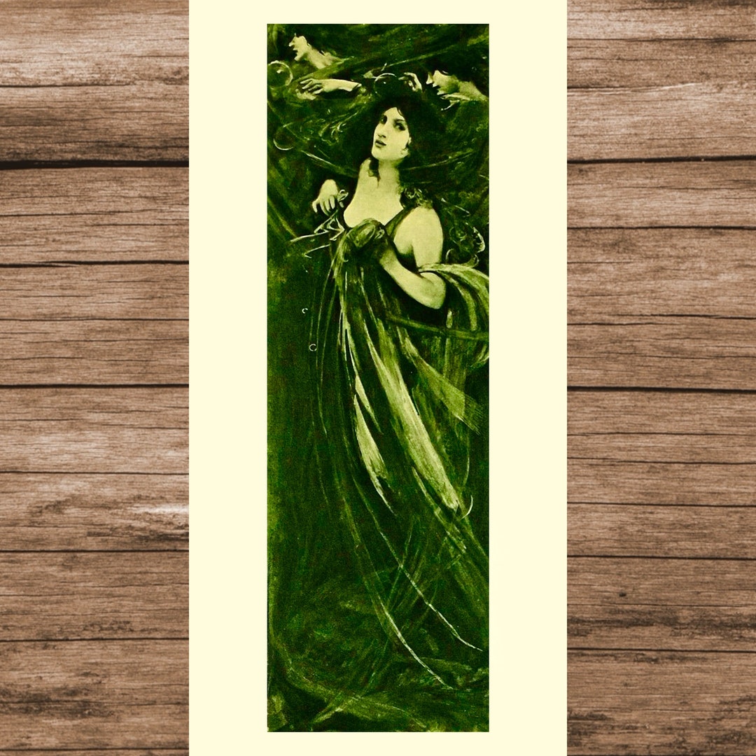 Art Nouveau Rhine Maidens Illustration, Mermaid Art, Victorian, River ...