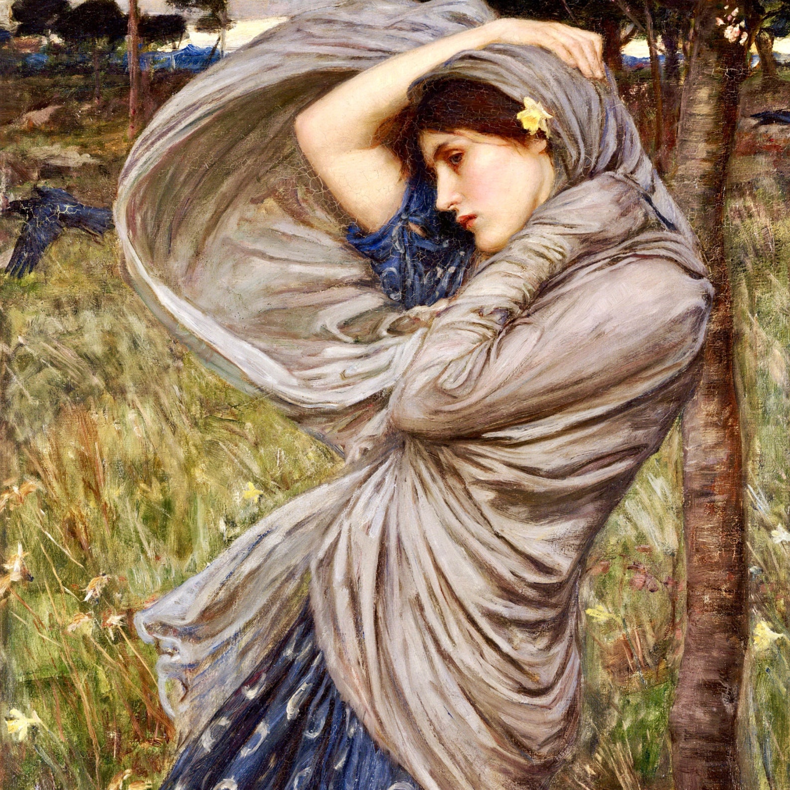 Boreas, Art Nouveau Painting, John William Waterhouse, Pre Raphaelite ...