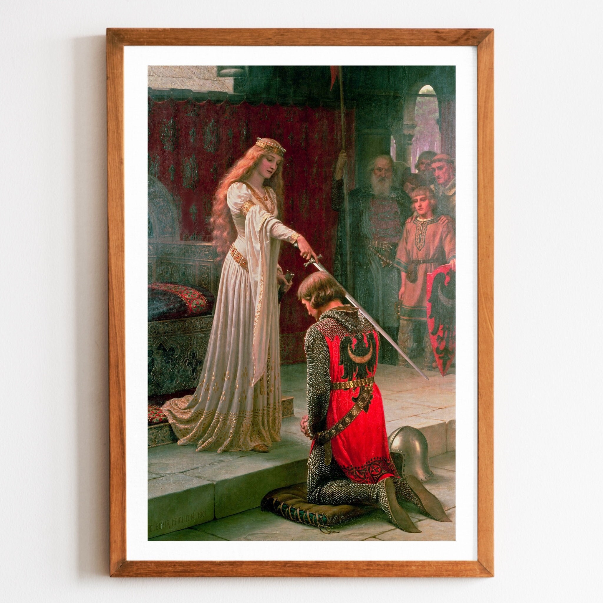 Edmund Leighton Accolade Edmund Leighton: Pre Raphaelite Romanticism