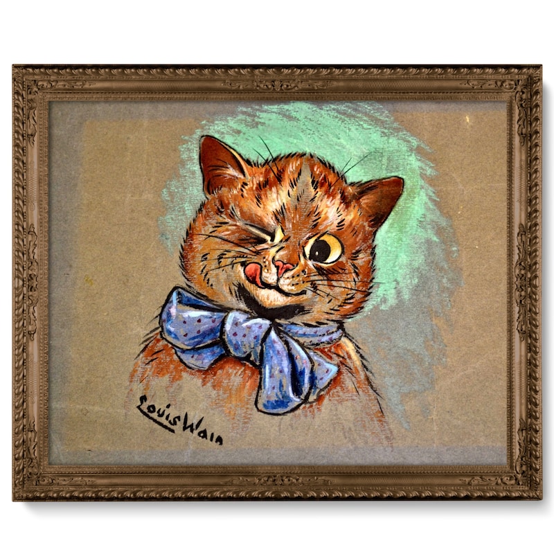 Louis Wain - Etsy