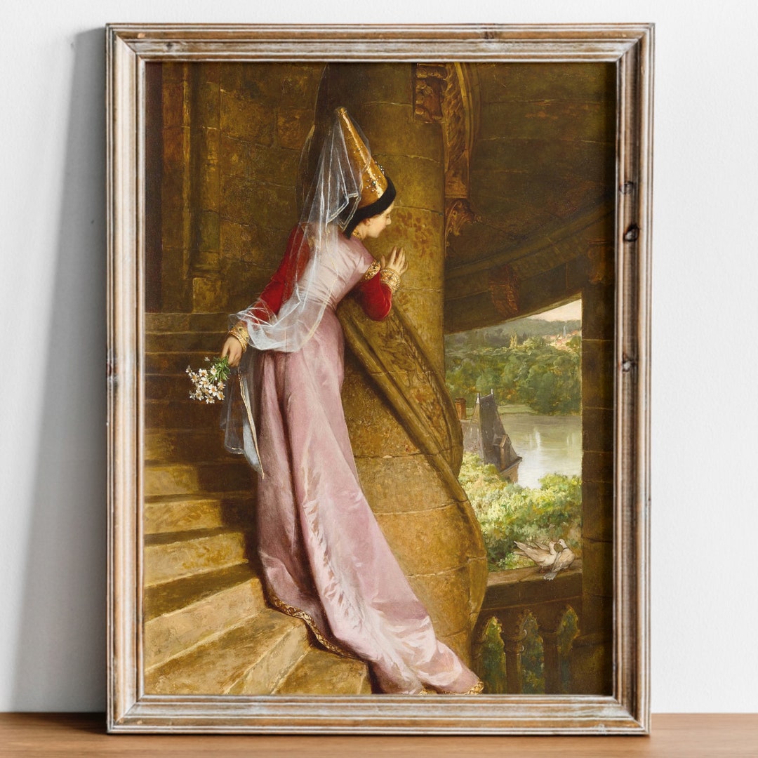 The Secret Rendezvous, Romantic Castle Art, Pre Raphaelite, High ...