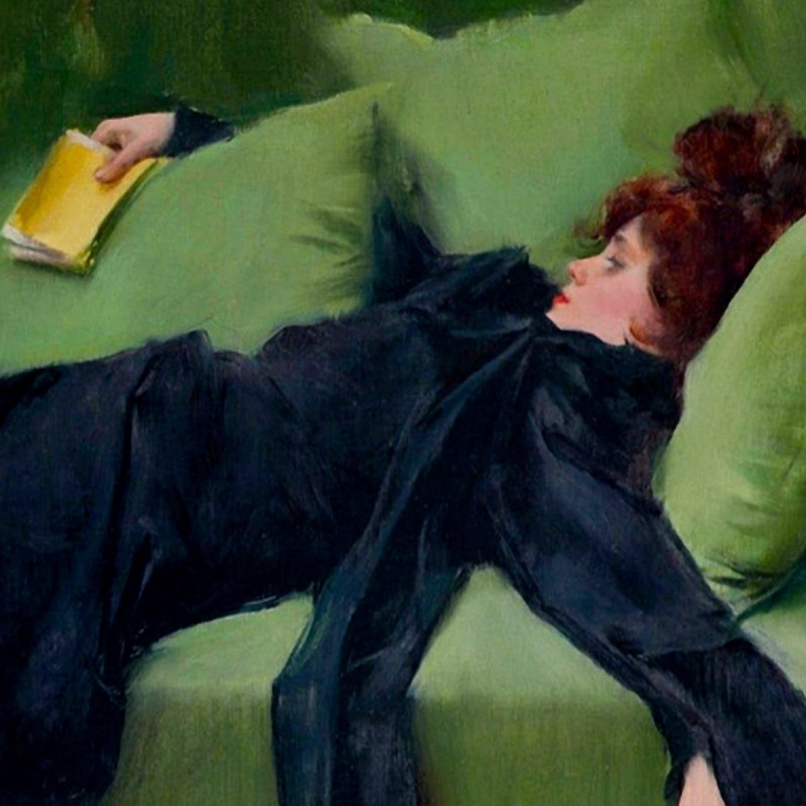 Decadent Young Woman. After the Dance Ramon Casas High - Etsy