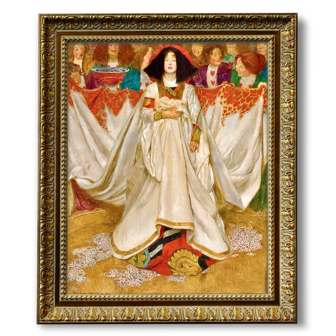 The Queen of Hearts, Pre Raphaelite, Byam Shaw, Beautiful Queen ...