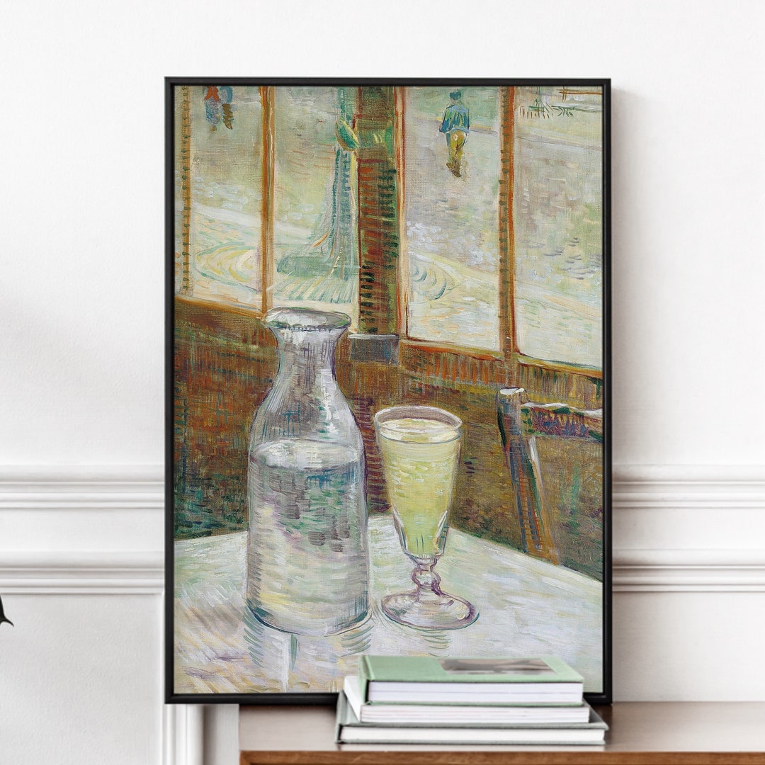 Cafe Table With Absinthe, Still-life, Vincent Van Gogh, High Quality ...