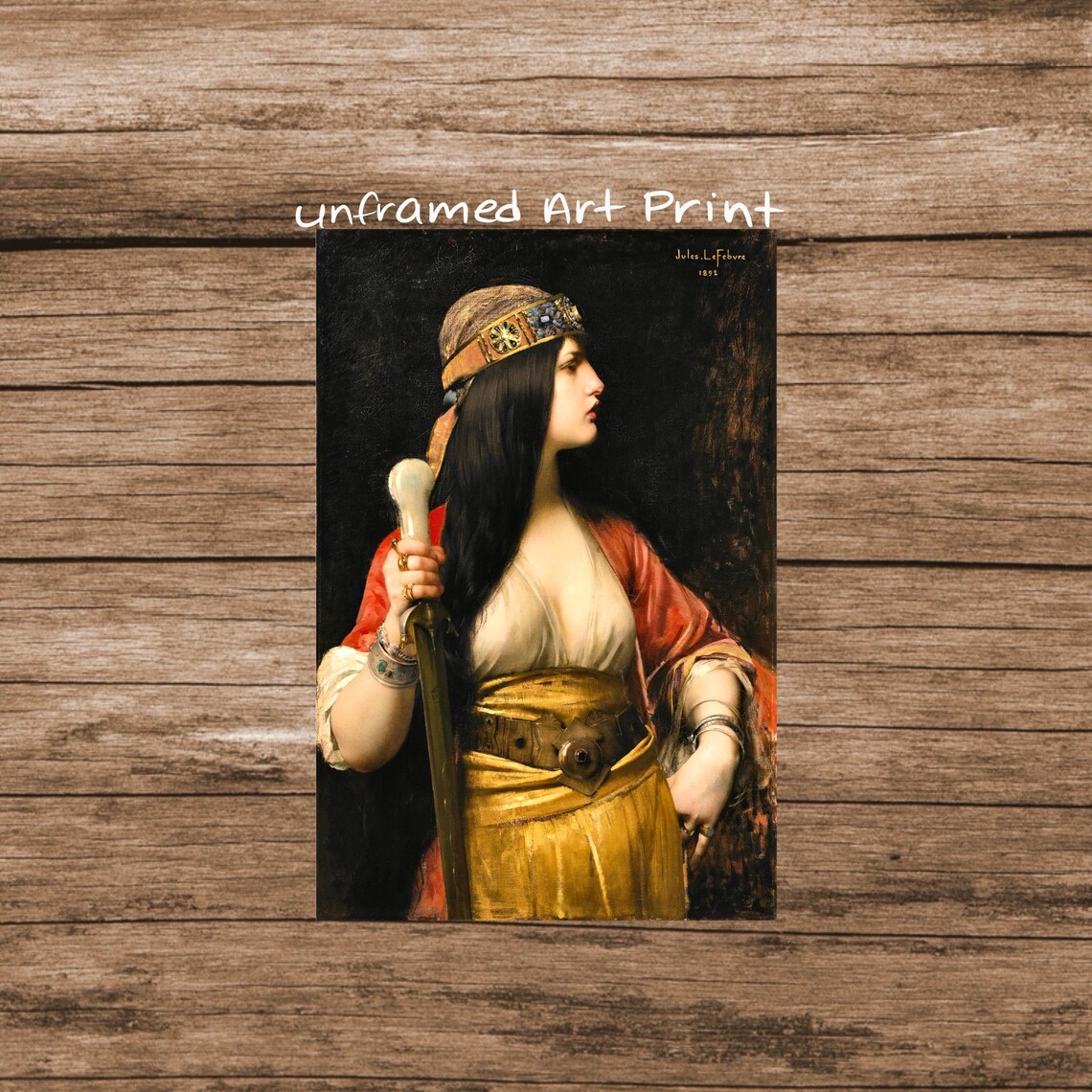 Judith, 19th Century Painting Art Print, Female Warrior, Feminist Art ...