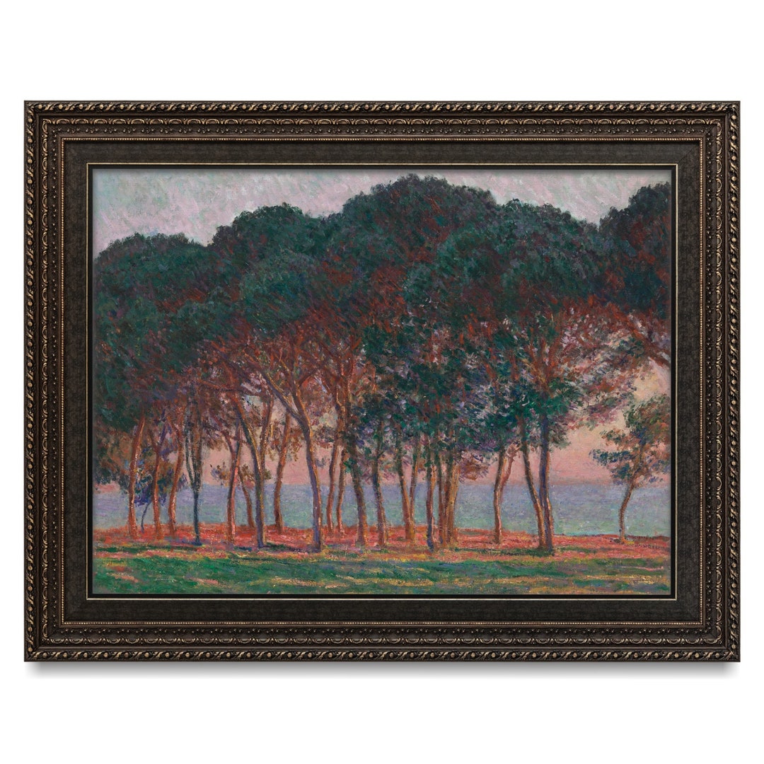 Under the Pines, Claude Monet, High Quality Art Print, Impressionist ...