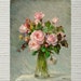 Pink Roses Painting, Pink Flowers Still-life, Bertha Wegmann, High ...