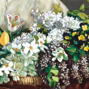 Young Woman With Peonies, 19th Century Portrait of a Black Woman ...