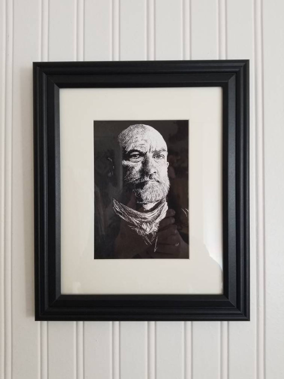 Dougal Mackenzie Outlander Pen and Ink Art Print Graham - Etsy