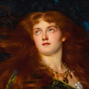 Valkyrie, Pre-raphaelite Viking Maiden, Viking Mythology Fine Art Print ...