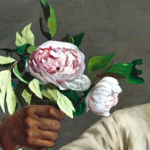 Young Woman With Peonies, 19th Century Portrait of a Black Woman ...