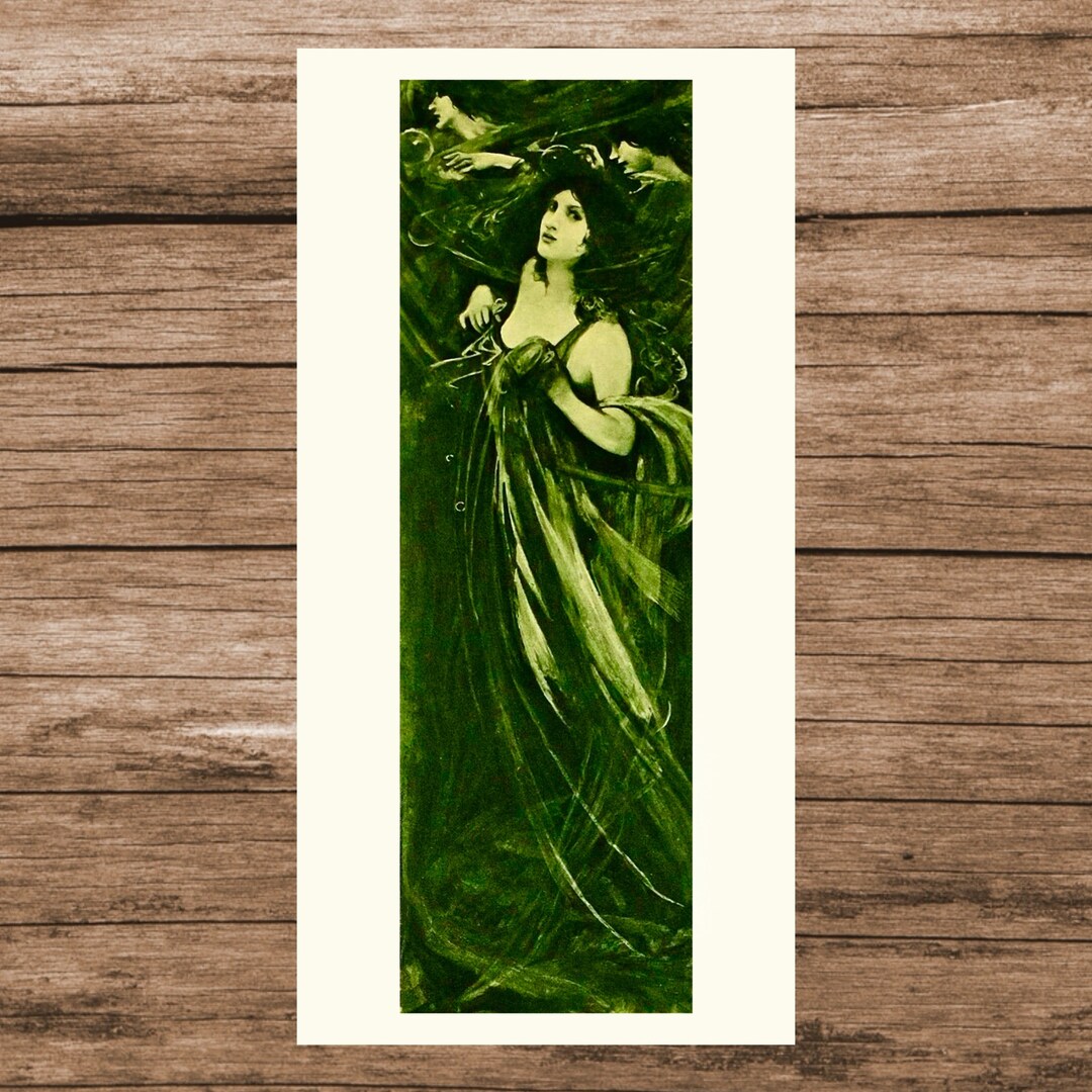 Art Nouveau Rhine Maidens Illustration, Mermaid Art, Victorian, River ...