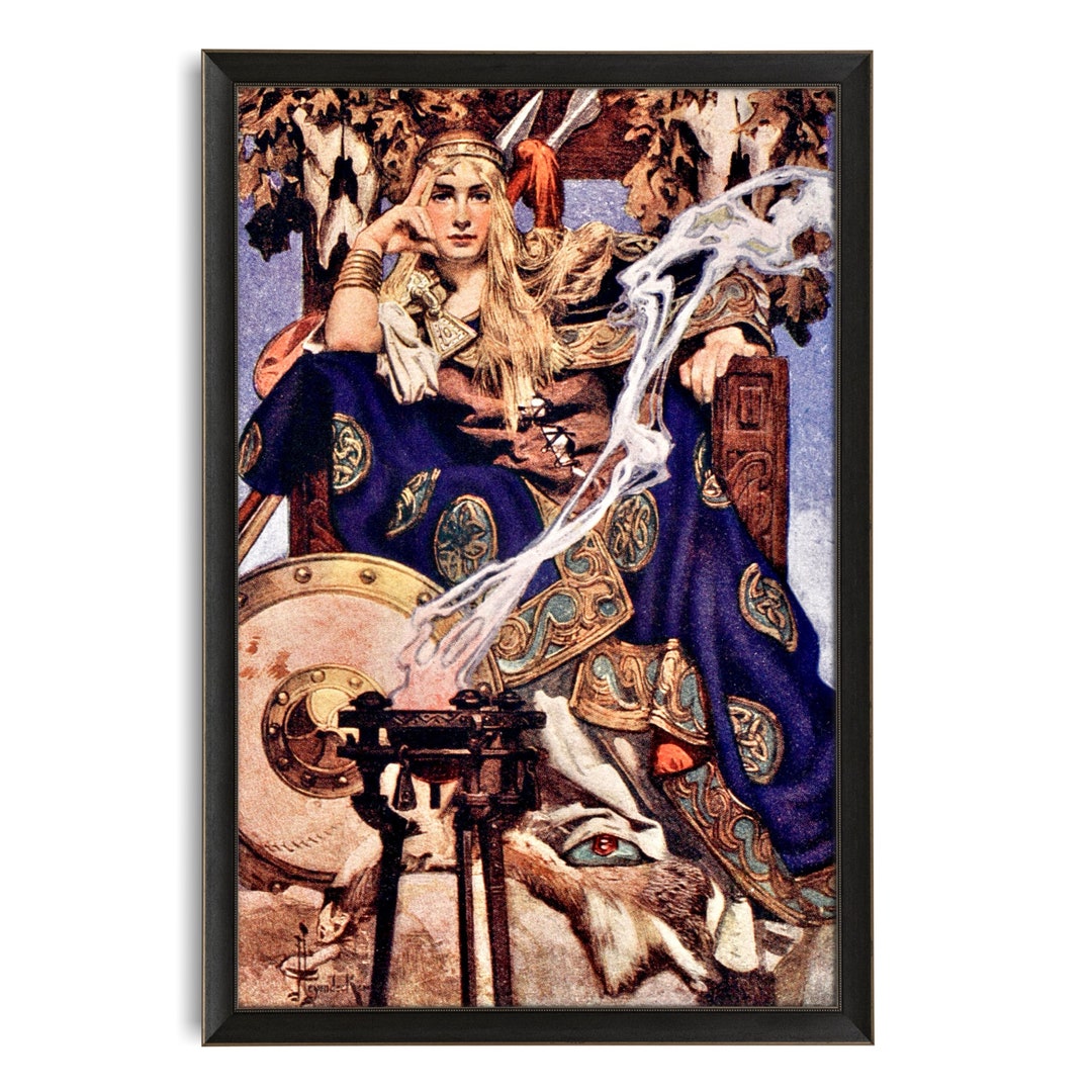 Queen Maeve, Celtic Irish Art, J C Leyendecker, Art Deco Illustration ...