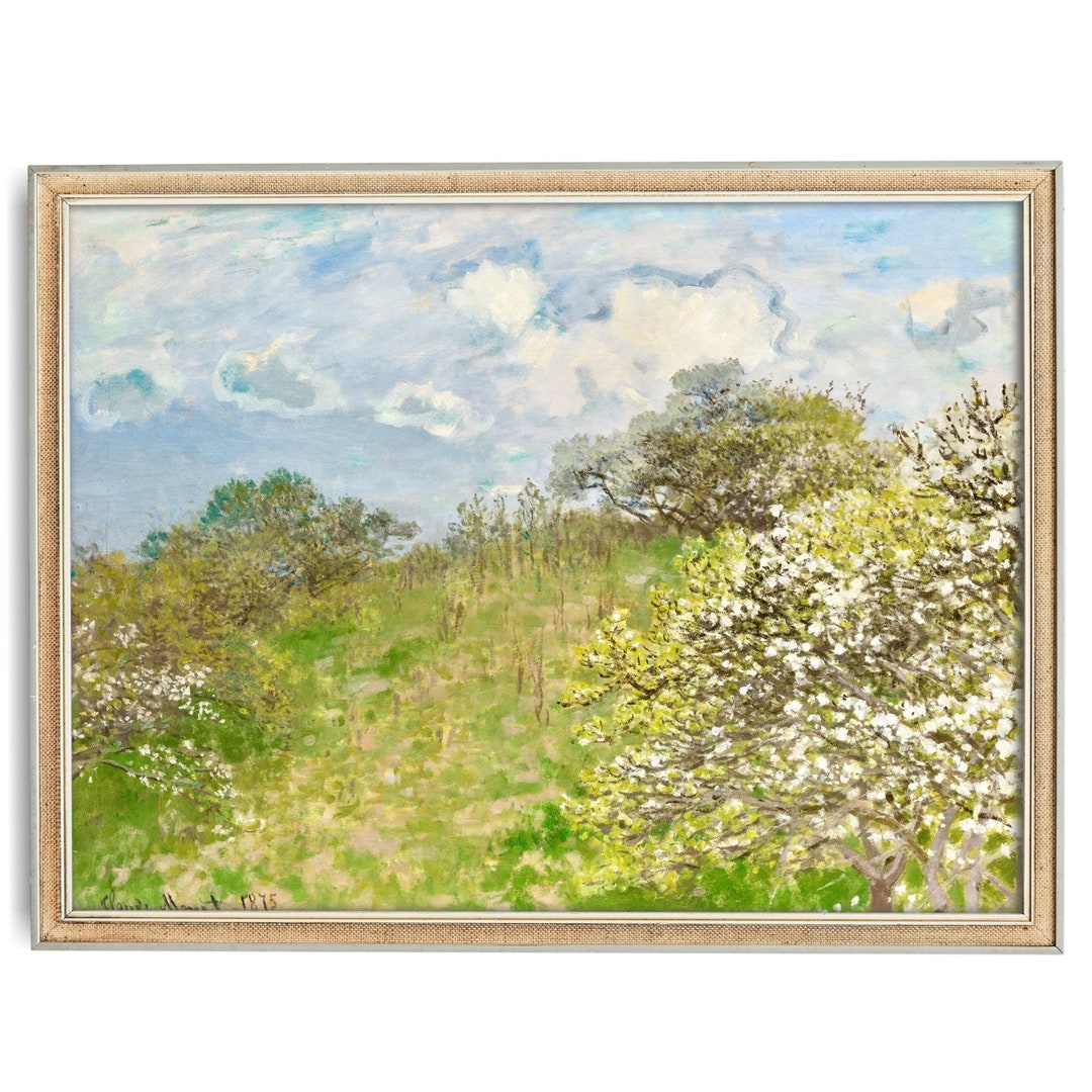 Spring, Claude Monet, Sunny Impressionist Landscape, Monet Painting ...