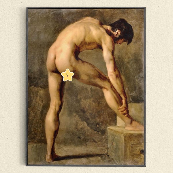 Male Man Nude Statue Etsy 8518