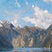 Beautiful Lake Painting, Bavarian Alps, High Quality Fine Art Print ...