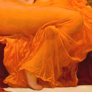 Flaming June Art Print, Frederic Leighton Painting, Pre-raphaelite Art ...