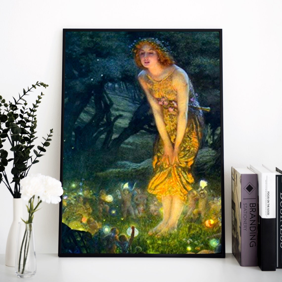 Midsummer's Eve Edward Robert Hughes Pre Raphaelite - Etsy