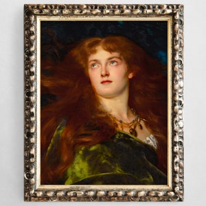 Valkyrie, Pre-raphaelite Viking Maiden, Viking Mythology Fine Art Print ...