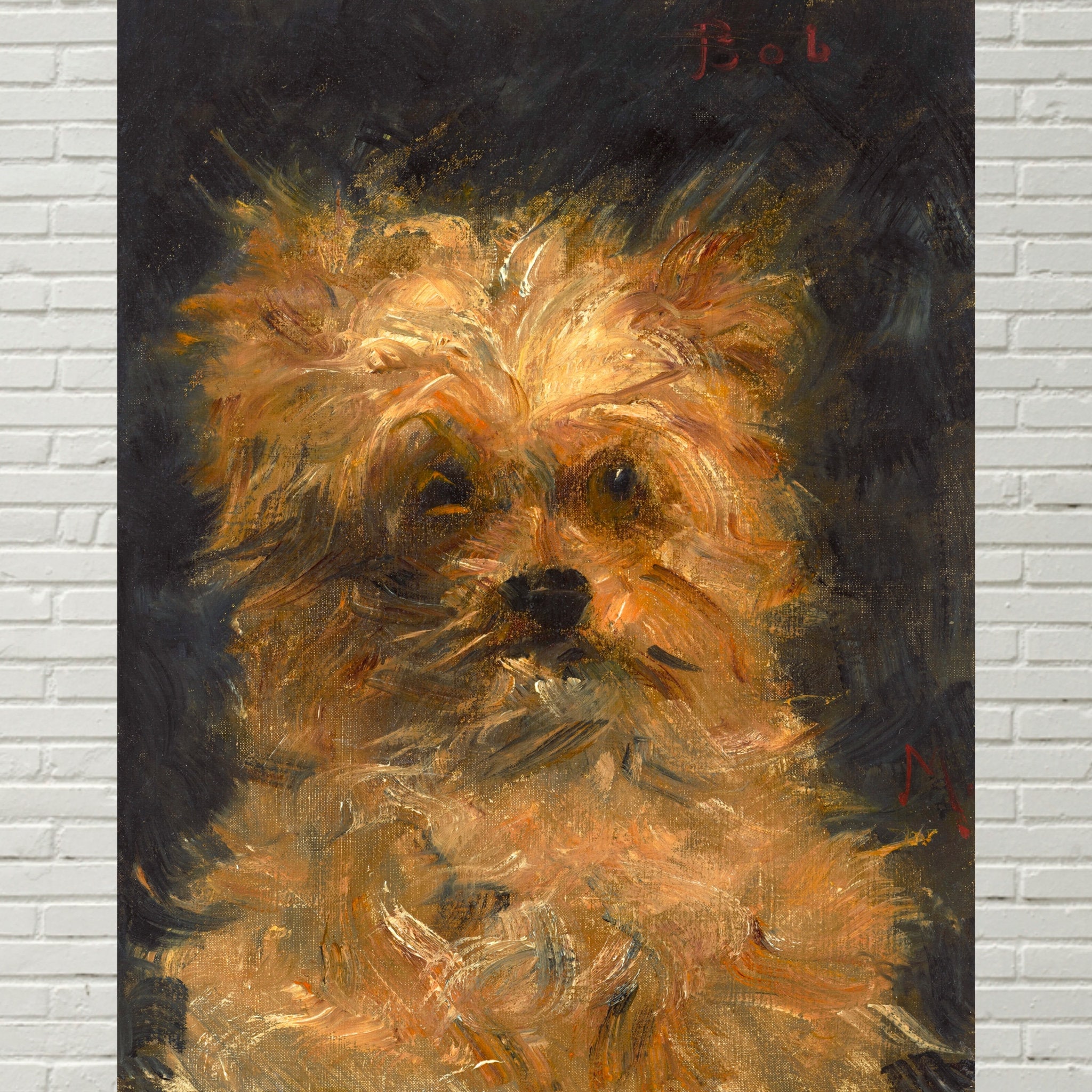 Bob the Dog, Edouard Manet, Vintage Dog Painting, Antique Dog Art, High ...