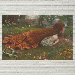 The Princess Out of School, Pre-raphaelite Art, Edward Robert Huges ...