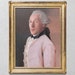 Rococo Portrait Very Handsome Man in Pink, Man With Powdered Wig, High ...