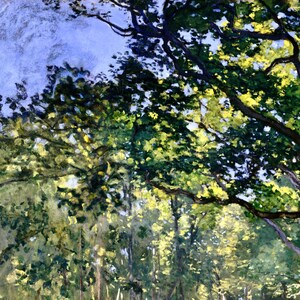 The Bodner Oak, Fontainebleau Forest, Claude Monet, High Quality Art ...
