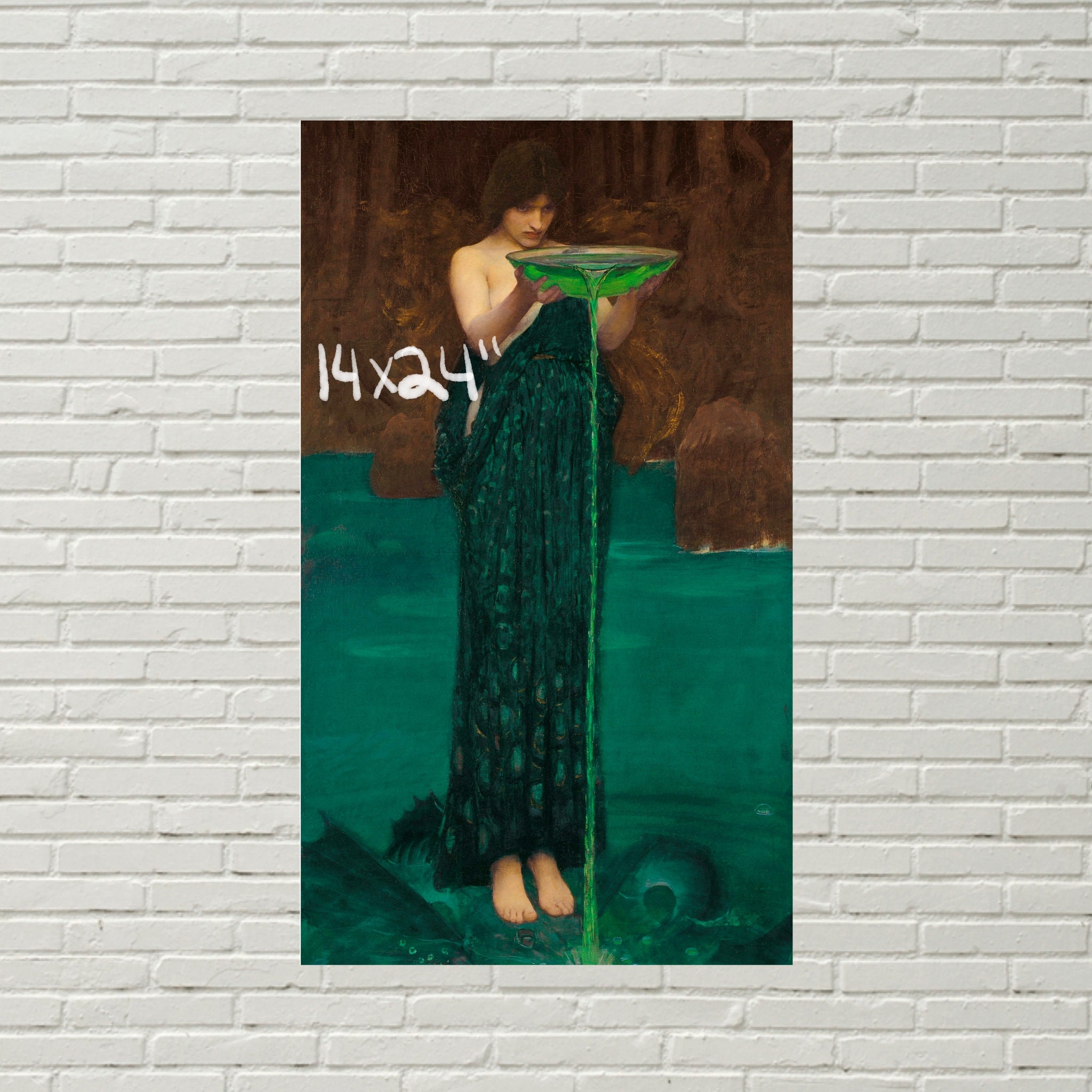 Circe Invidiosa, John William Waterhouse, Pre Raphaelite, Art Nouveau ...