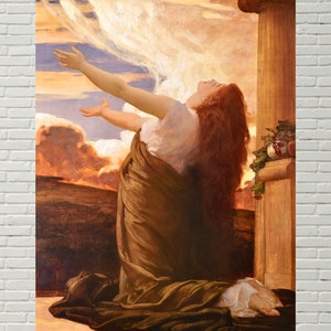 Clytie, Frederic Leighton, High Quality Fine Art Print, Woman in Greek ...