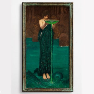 Circe Invidiosa, John William Waterhouse, Pre Raphaelite, Art Nouveau ...