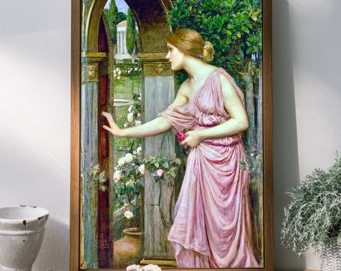 Psyche Entering Cupid's Garden, John William Waterhouse, Pre Raphaelite ...