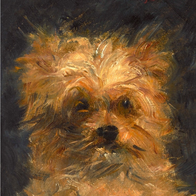 Bob the Dog, Edouard Manet, Vintage Dog Painting, Antique Dog Art, High ...