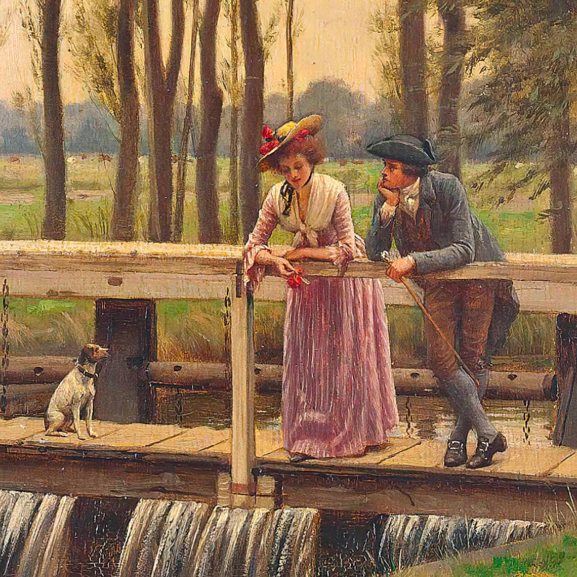 The Trysting Place Edmund Blair Leighton Pre Raphaelite Art - Etsy