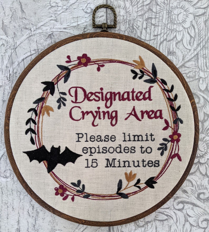 Designated Crying Area Please Limit Episodes to 15 Minutes. - Etsy UK