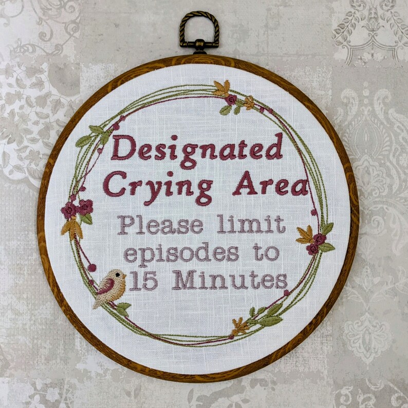 Designated Crying Area Please Limit Episodes to 15 Minutes. - Etsy