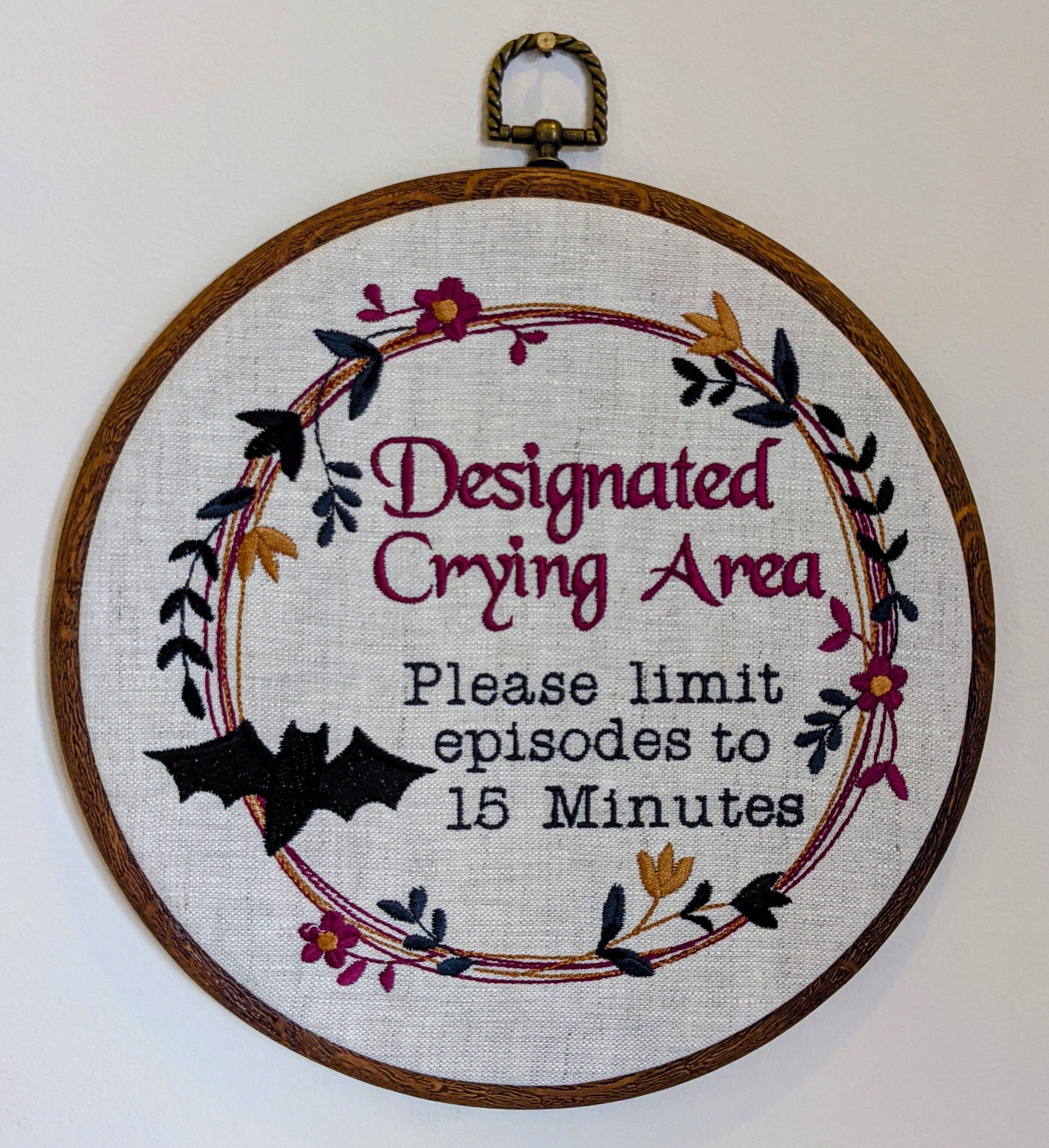 Designated Crying Area Please limit episodes to 15 minutes. | Etsy