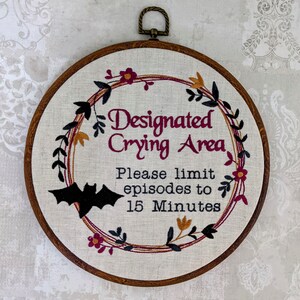 Designated Crying Area Please Limit Episodes to 15 Minutes. - Etsy UK
