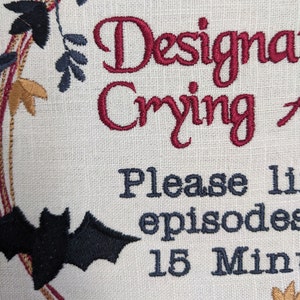 Designated Crying Area, Please Limit Episodes to 15 Minutes. Natural ...