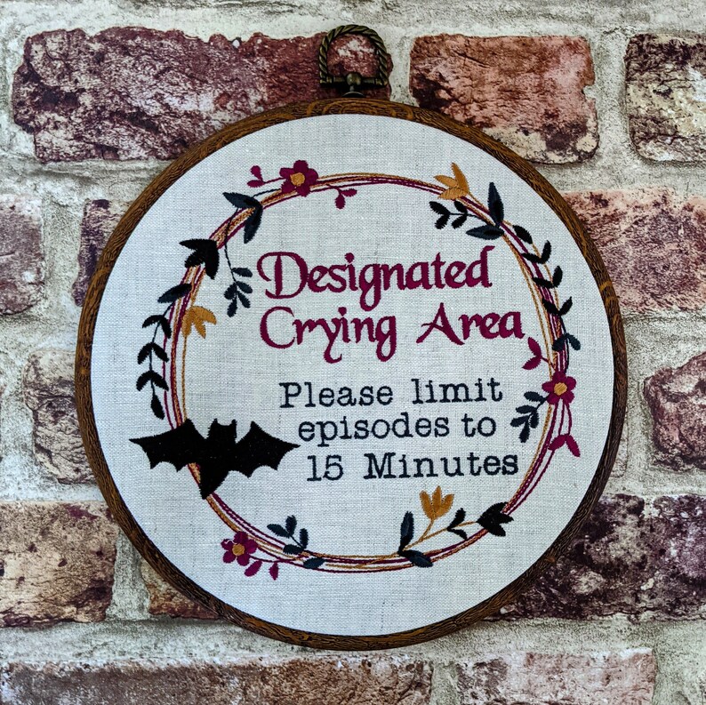 Designated Crying Area Please Limit Episodes to 15 Minutes. - Etsy UK