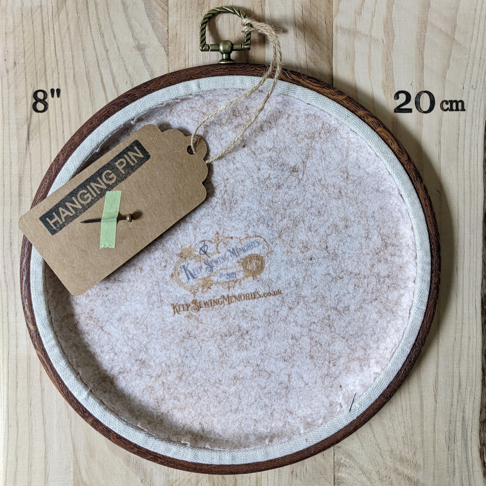 I Do Not Suffer From Insanity Machine Embroidered 8" Hoop. Vintage ...