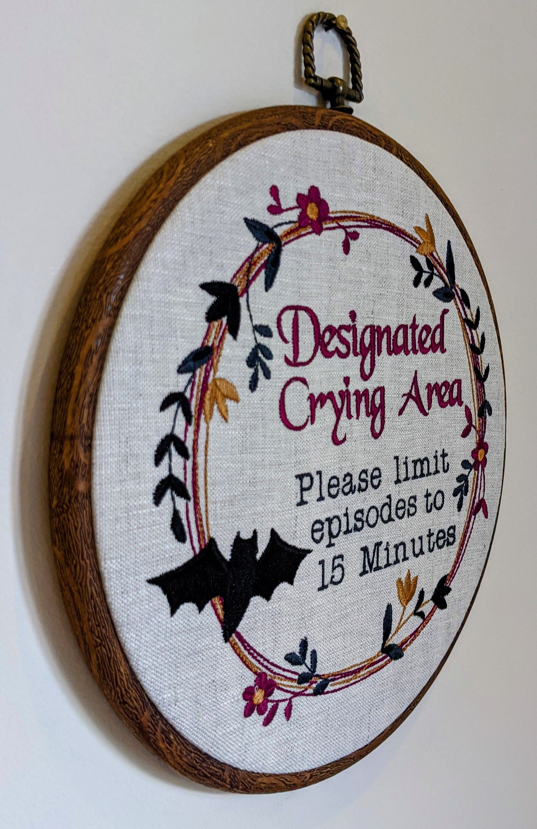 Designated Crying Area Please limit episodes to 15 minutes. | Etsy