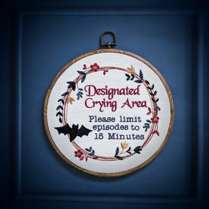 Designated Crying Area, Please Limit Episodes to 15 Minutes. Natural ...