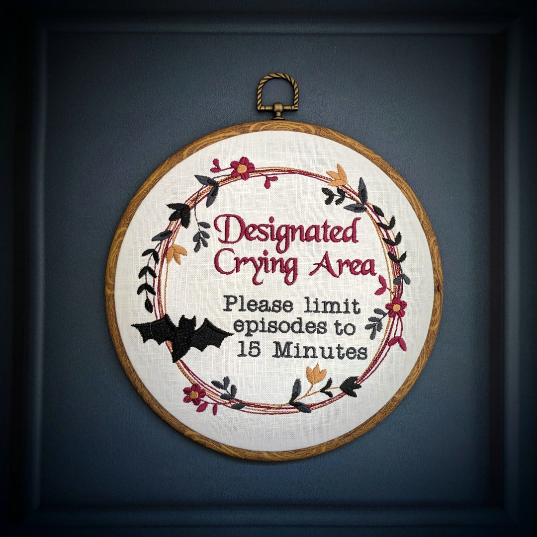 Designated Crying Area Please Limit Episodes to 15 Minutes. - Etsy