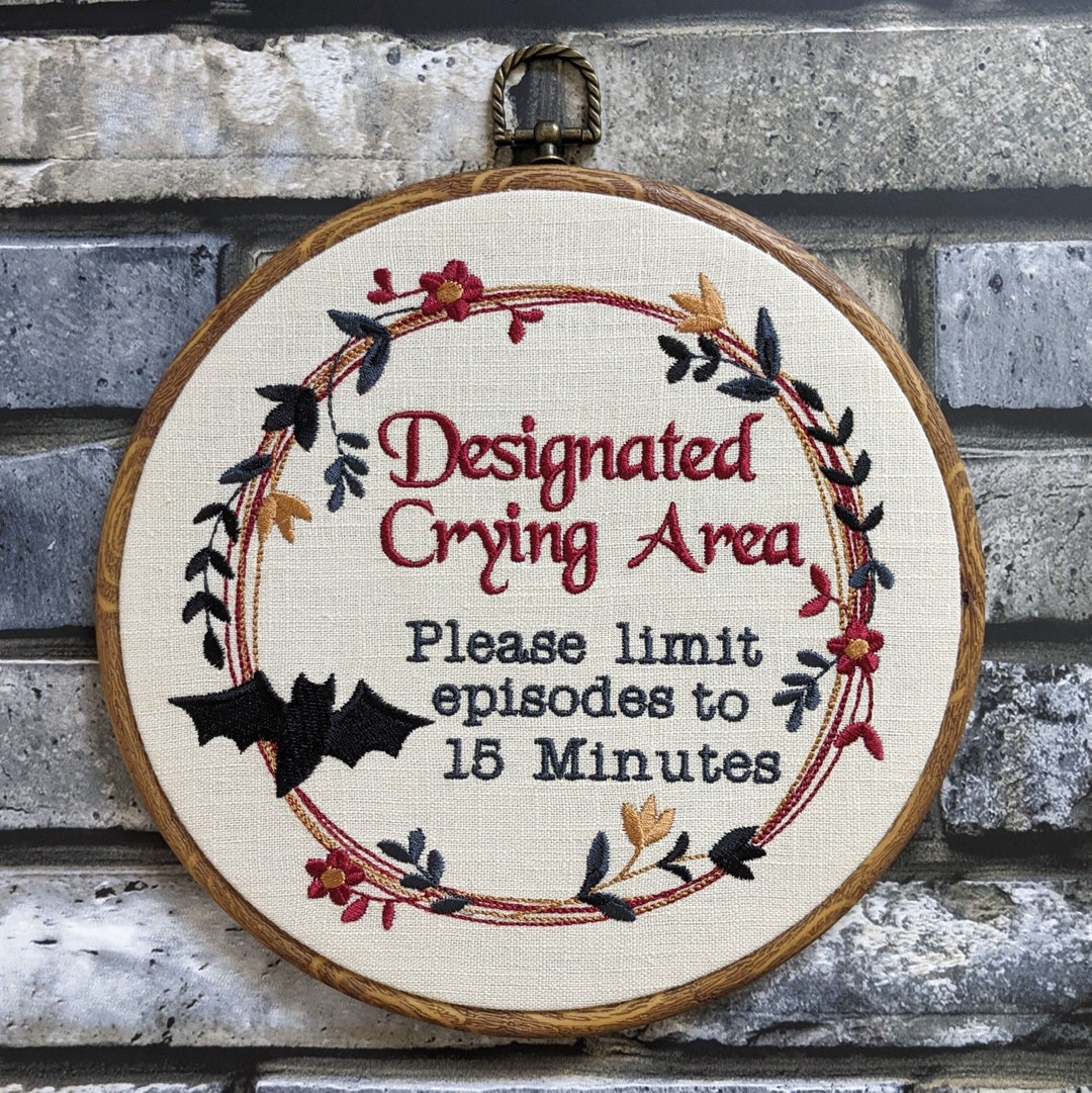 Designated Crying Area, Please Limit Episodes to 15 Minutes. Natural ...