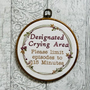 Designated Crying Area, Please Limit Episodes to 15 Minutes. Machine ...